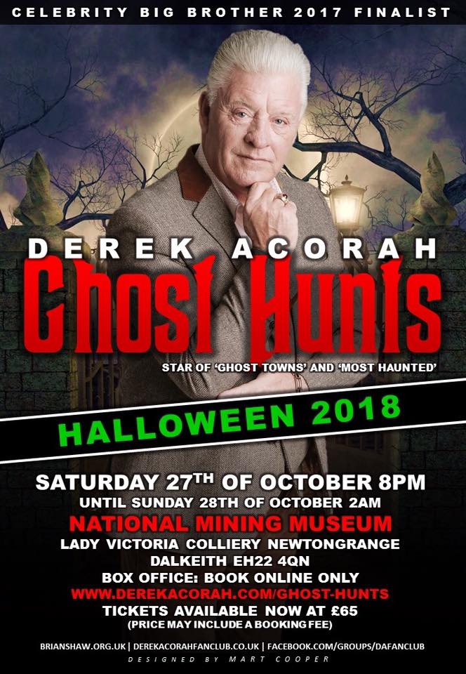 Halloween Ghost Hunt with Derek Acorah - Go Industrial
