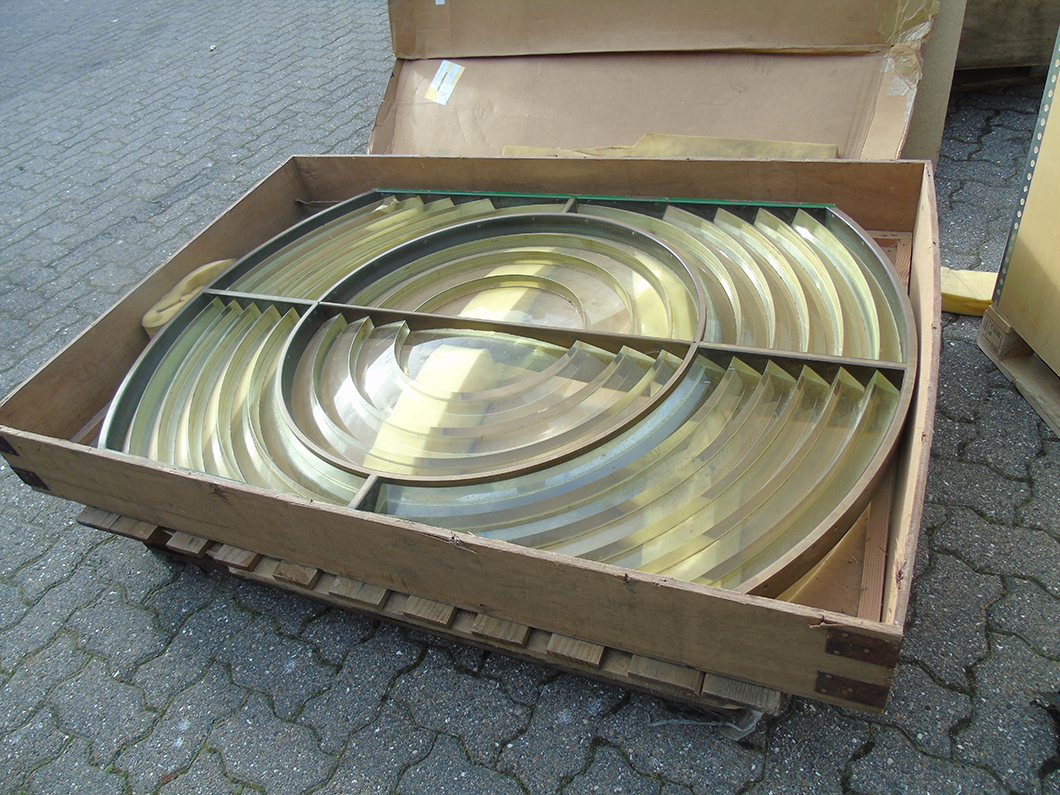 Bullseye lens part from Buchan Ness Lighthouse - Go Industrial