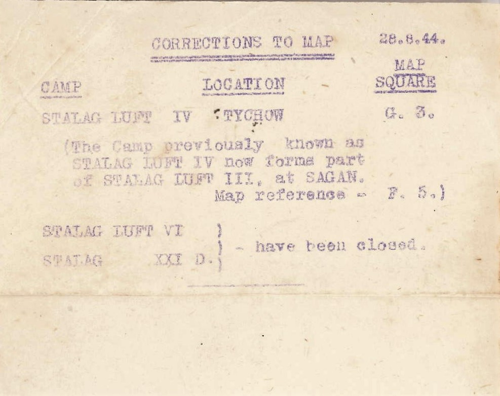 Note Correcting POW Map