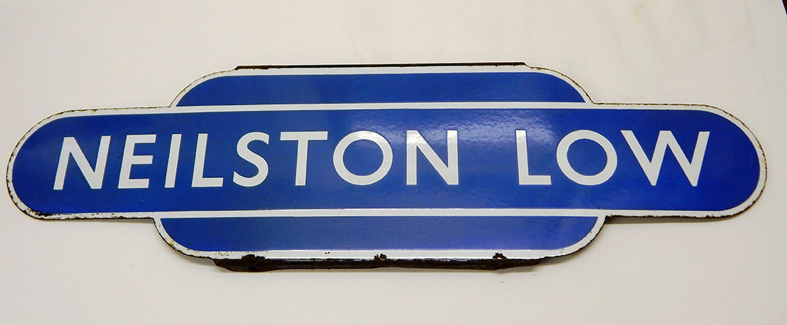 Neilston Low Station Sign - Go Industrial